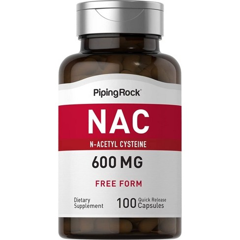 Piping Rock Nac Supplement 600 Mg | N-acetyl Cysteine | 100 Capsules : Target