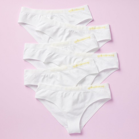 Yellowberry Girls 6pk Quality Seamless Hipster Underwear With Bonded ...