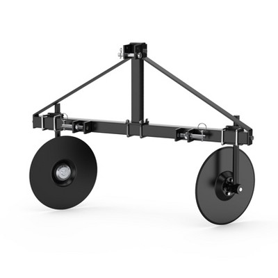 48" Adjustable Disc Bedder, Heavy Duty Garden Disc Plow Compatible For ...