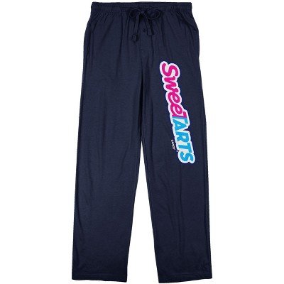 Sweet Tarts Candy Logo Men's Black Graphic Sleep Pants-3xl : Target