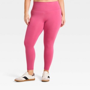 Women's Super Flex 7/8 Leggings - All In Motion™ Dark Mauve 3X : Target