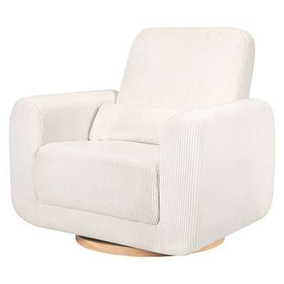 Babyletto Tuba Glider - Ivory Corduroy/light Wood Base : Target