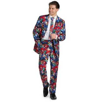 Opposuits Men's Official Dc Comics Suits - Dc Heroes - Multicolor ...