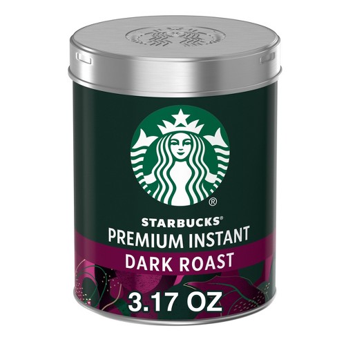 Starbucks Dark Roast Premium Instant Coffee - 3.17oz : Target