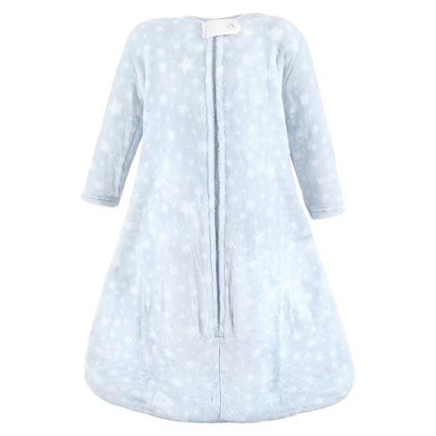 Hudson Baby Infant Boy Plush Sleeping Bag, Sack, Blanket, Blue Stars, 6-12 Months : Target