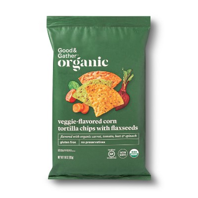 Organic Veggie Tortilla Chips - 10oz - Good & Gather™ : Target
