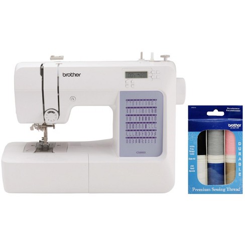 Brother Cs5055 60-stitch Computerized Sewing Machine And 6-piece ...