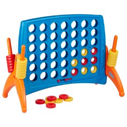 Ecr4kids Jumbo Four-to-score Giant Game-indoor/outdoor 4-in-a-row ...
