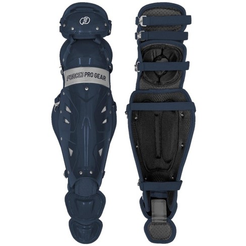 Force3 Baseball Catcher Shin Guards Youth Navy | Gray : Target