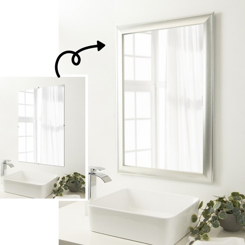 Amanti Art Mirror Makeover Bathroom Mirror Frame Border Kit - Fully ...