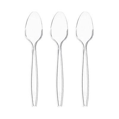 Smarty Had A Party Clear Plastic Disposable Spoons (1000 Spoons) : Target