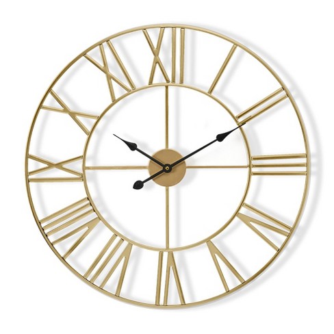 Sorbus Large Wall Clock For Living Room Decor - Roman Numeral Wall ...