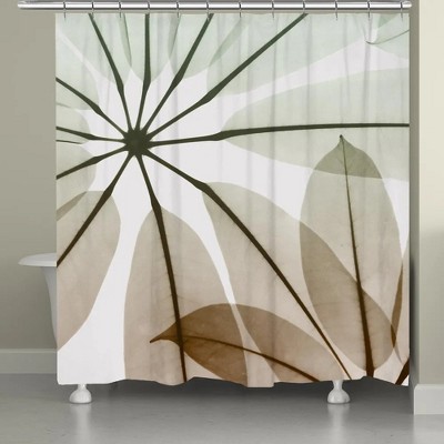 Laural Home Floral Scroll Shower Curtain : Target