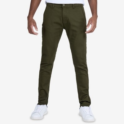 X Ray Men's Commuter Pants With Cargo Pockets In Olive Size 34x32 : Target