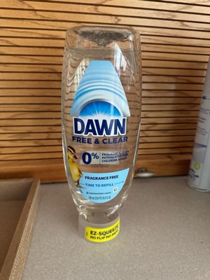 Dawn Unscented Free & Clear Ez Squeeze Dishwashing Liquid - 24.3 Fl Oz ...