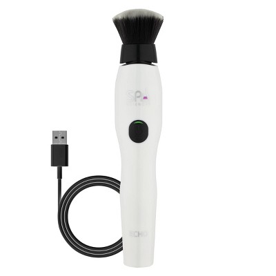 Spa Sciences Echo Sonic Makeup Brush With Antimicrobial Bristles ...