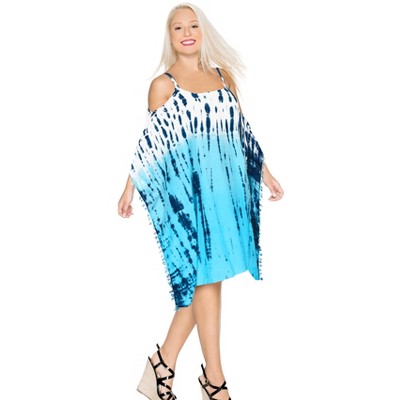 La Leela Women's Beach Vacation Beachwear Mini Swim Suit Cover Up Loose ...