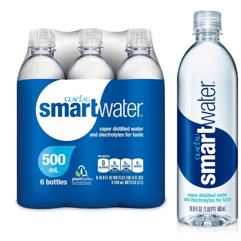 Smartwater Bottles - 6pk/16.9 Fl Oz : Target