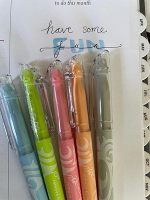 Pilot 5ct Frixion Light Pastel Erasable Highlighters Chisel Tip ...