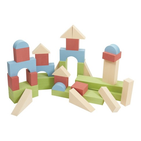 Kaplan Early Learning Jumbo Foam Colored Blocks - 36 Pieces : Target