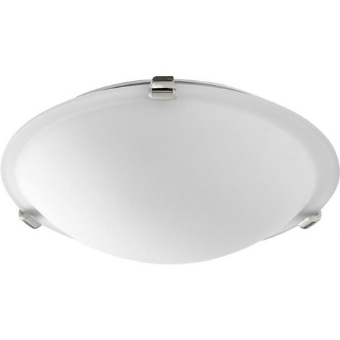 Quorum Lighting 2 - Light Flush Mount In Polished Nickel : Target