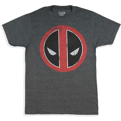 Marvel Deadpool Mens' Distressed Logo T-shirt : Target