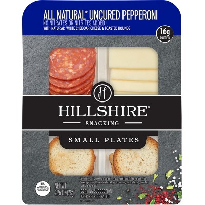 Hillshire Snacking All Natural Uncured Pepperoni With White Cheddar ...