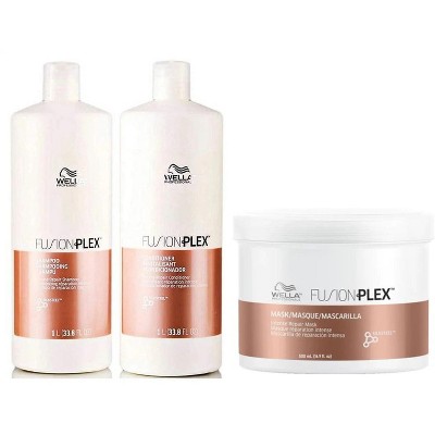 Wella Ultimate Repair Shampoo (1000ml / 33.8 Oz - Step 1) & Conditioner ...
