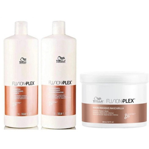 Wella Fusion Plex Intense Repair Shampoo (33 Oz) , Conditioner (33 Oz ...