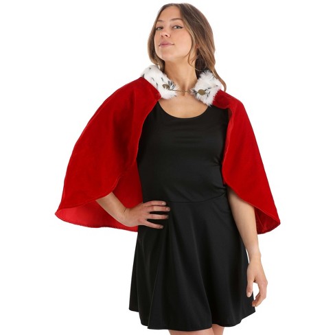 Halloweencostumes.com Short Red Royal Cape, Black/white/red : Target