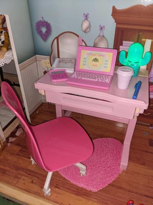 Our Generation School Dreams Modern Desk With Tilt Top Accessory Set ...