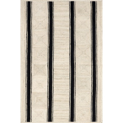 Lauren Liess X Rugsusa - Hedgerow Striped Jute Area Rug : Target