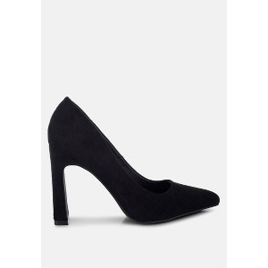 London Rag Womens Uboa Slim Block Heel Pumps 5 : Target