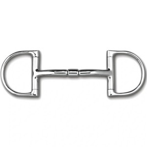 Myler Dee Snaffle Bit - Stainless Steel Mullen Barrel with Copper Inlay ...