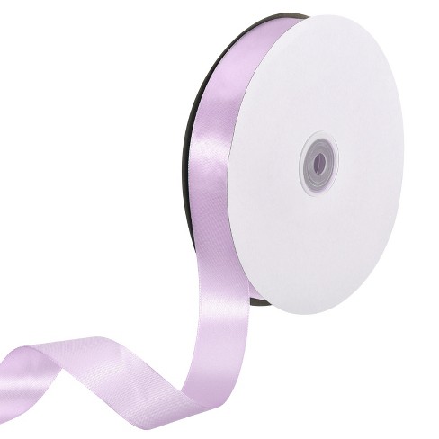 Unique Bargains Silky Polyester Smooth Shiny Fabric Ribbons Violet 1 ...