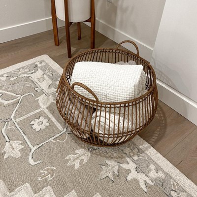Round Decorative Baskets Natural - Threshold™ : Target