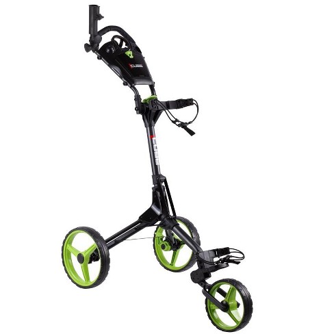 Cube Cart 3 Wheel Push Pull Golf Cart - Two Step Open/close - Smallest ...