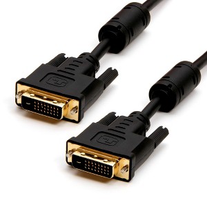 Cmple - DVI Cable 50ft, DVI to DVI Dual Link Monitor Cable Digital (24 ...