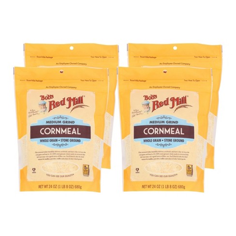 Bob's Red Mill Medium Grind Cornmeal - Case Of 4/24 Oz : Target