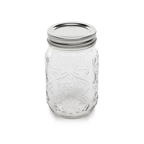Ball 4pk 16oz Pint 140th Anniversary Regular Mouth Mason Jar : Target