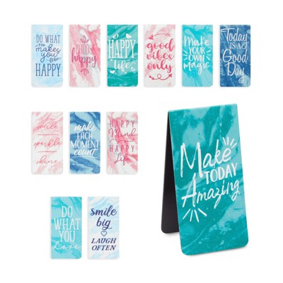 Juvale 36 Pack Inspirational Magnetic Bookmarks For Women With ...
