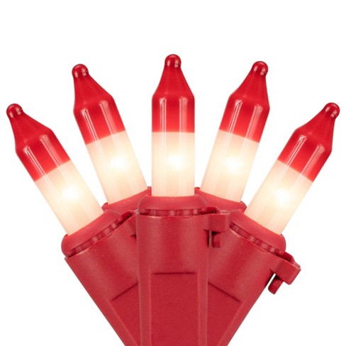 Northlight 50ct Red And White Peppermint Mini Christmas Light Set - 10 ...