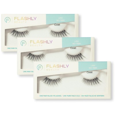 Flashly Beauty - Liftit No-trim - False Eyelashes - Coast - Black - 3pr ...