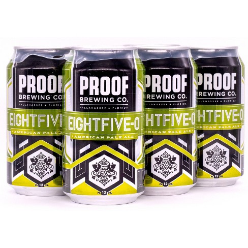 Proof Eight Five-0 Pale Ale Beer - 6pk/12 Fl Oz Cans : Target