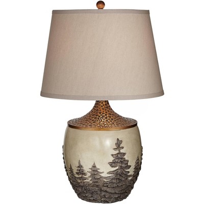 Pacific Coast Lighting Great Forest Fir Tree Rustic Table Lamp : Target