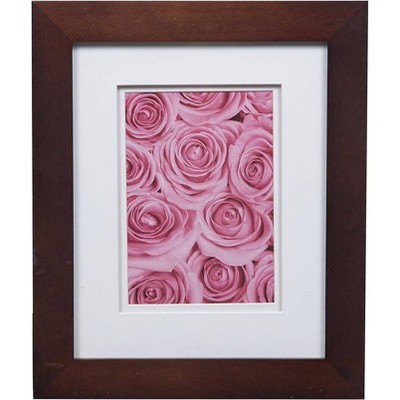 8" X 10" Matted To 5" X 7" Single Image Table Frame With Arch Brown ...