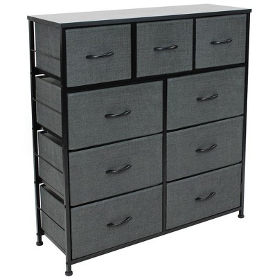 Sorbus Dresser With 9 Drawers - Furniture Storage Chest Tower Unit For ...