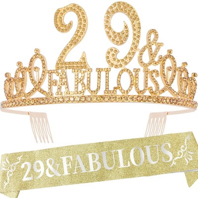Ebe Emmasbyemma 29th Birthday Sash And Tiara For Women - Fabulous Set ...