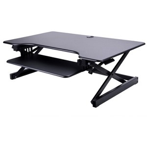 Lorell Deluxe Adjustable Desk Riser, Black - 1 ea : Target