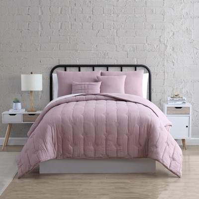 Modern Threads 4-piece Garment-washed Comforter Set Beck Coconut King ...